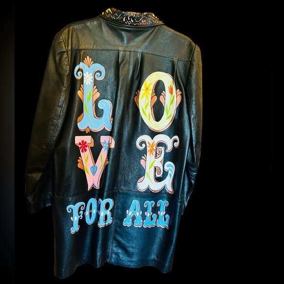 Vintage | Jackets & Coats | Vintage 7s Peter Caruso Leather Coat Size S ...